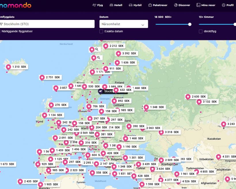 Billiga flygbiljetter från 149 SEK: Hitta de bästa resedeals | momondo